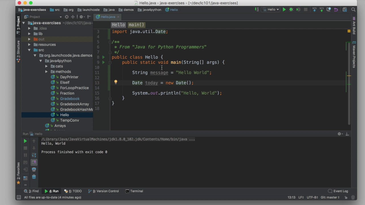 Intro To Intellij Youtube