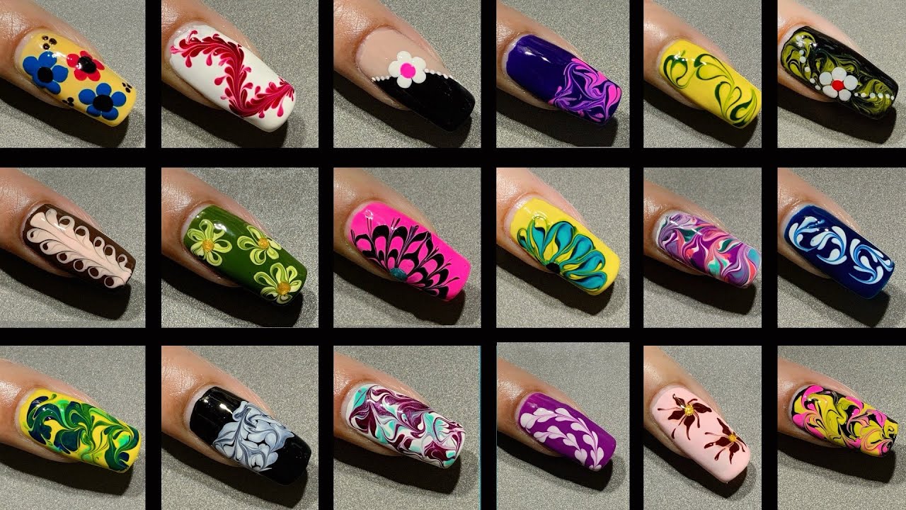 🤔Top 20+ easy nail designs without tools ||Nail designs for short nails ...