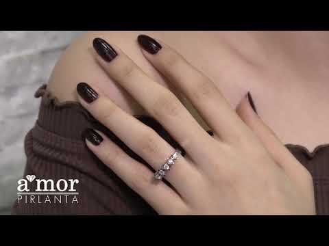 Amor Pırlanta - 0,50 Karat Pırlanta Beştaş Yüzük - 6399