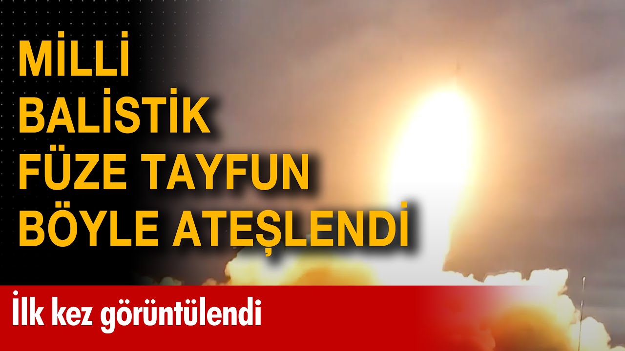 Türkiye'nin balistik füzesi Tayfun böyle ateşlendi - YouTube