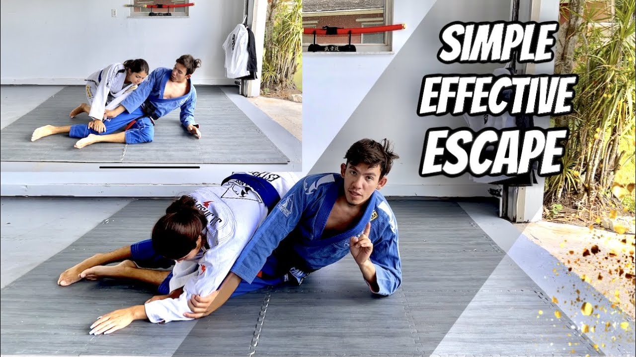 EASIEST Side Control Escape - YouTube