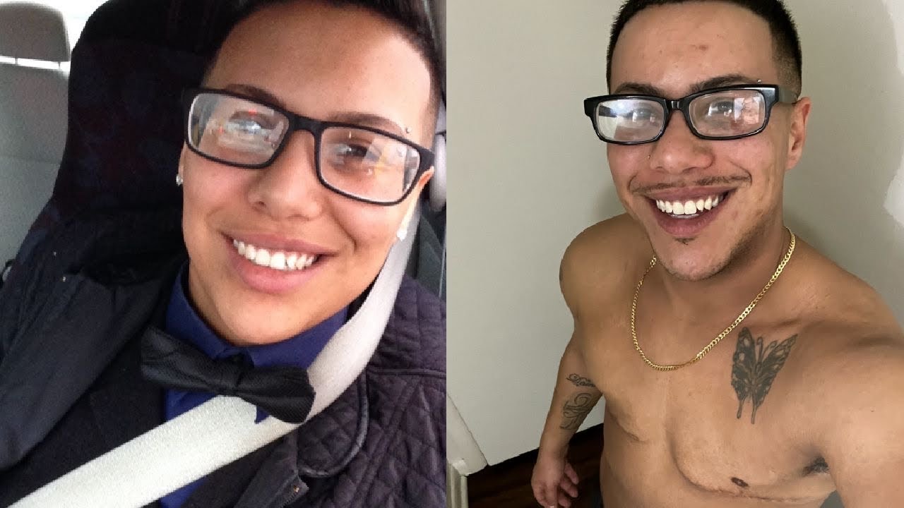 FTM Transition Timeline With Photos/Videos - YouTube