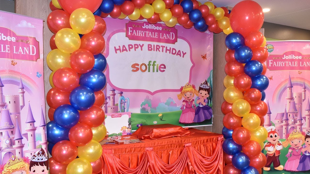 Jollibee Kiddie Party Birthday Celebration | Jollibee Fairytale Land ...