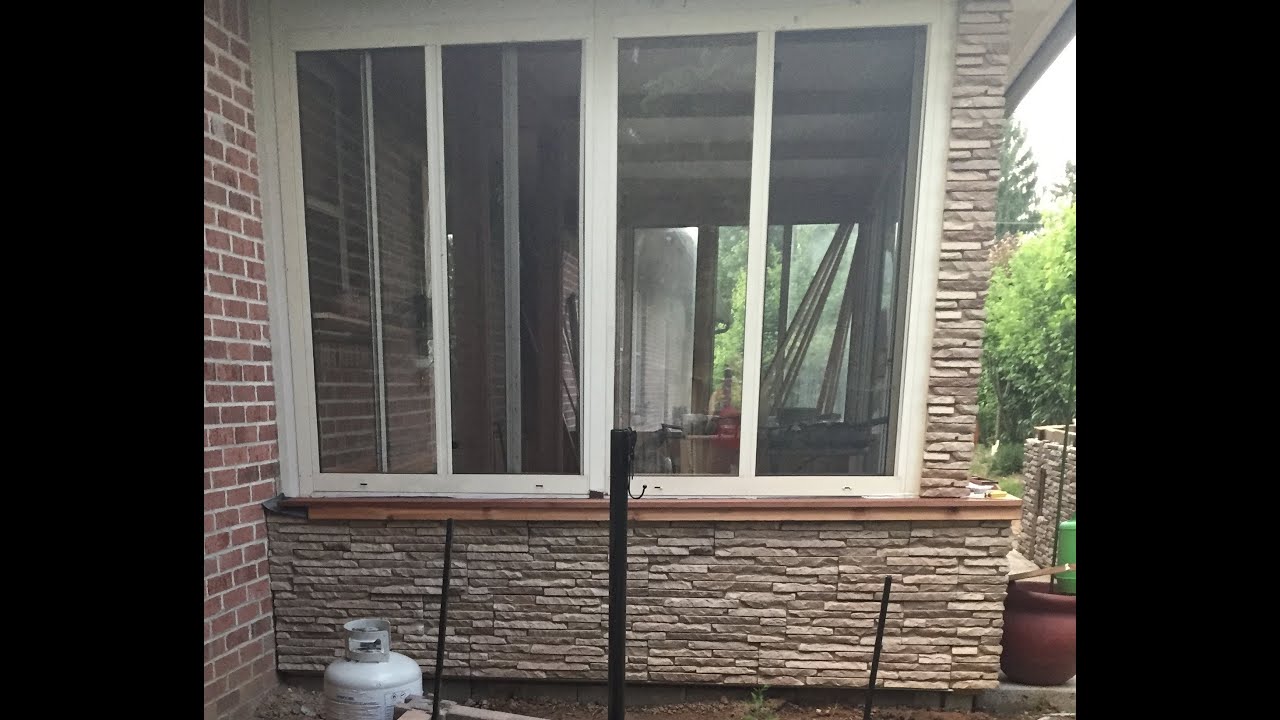 PATIO ENCLOSURE INSTALLATION TECHNIQUES- DIY - YouTube