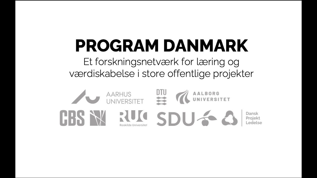 KICK OFF: RESEARCH NETWORK PROGRAM DENMARK - YouTube