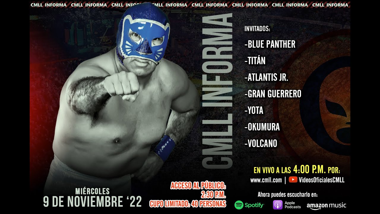 CMLL INFORMA DEL 9 DE NOVIEMBRE DE 2022 - YouTube
