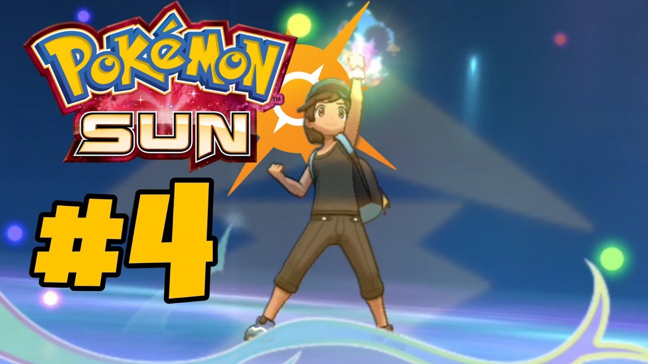 POKEMON SUN AND MOON | Gameplay Walkthrough Part 4 #3ds #nintendo # ...