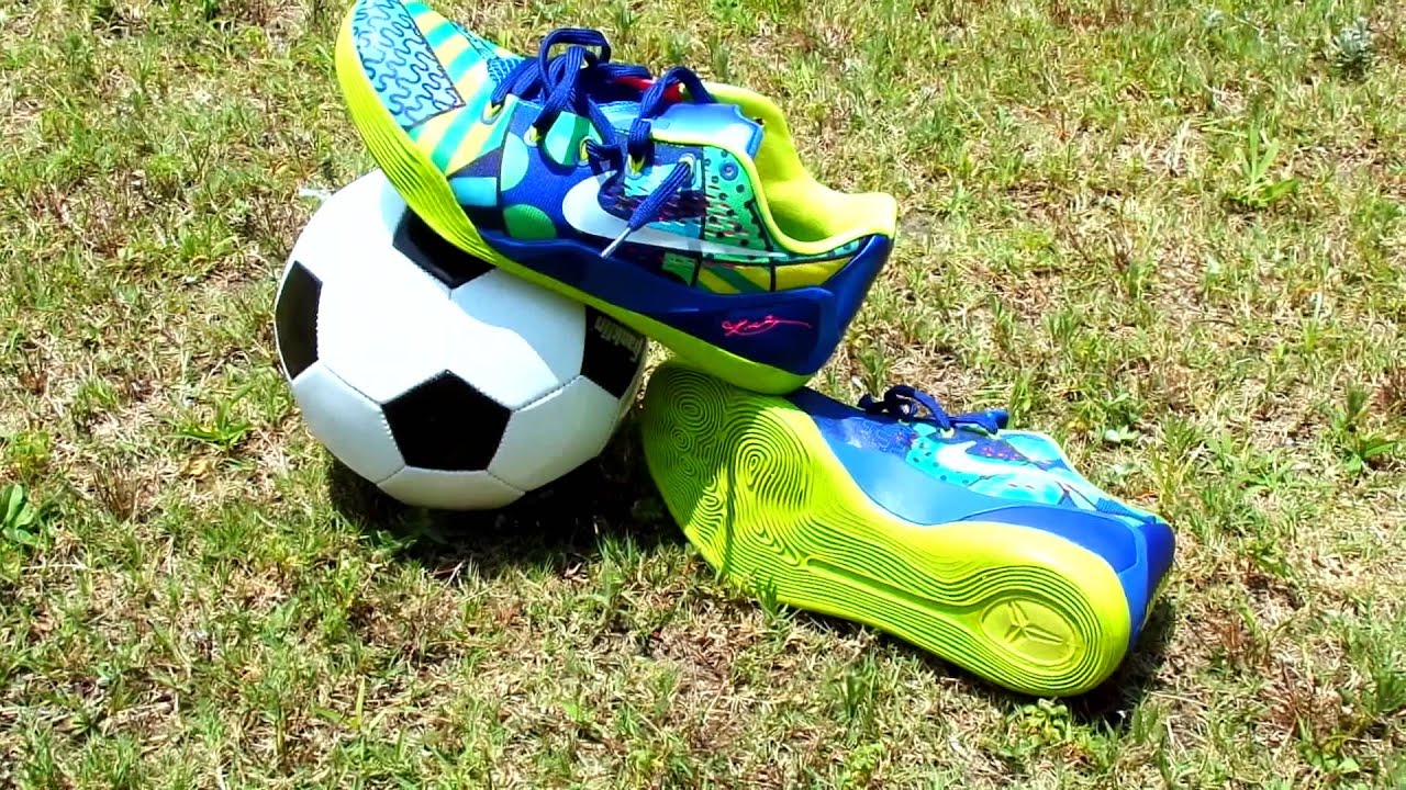 Kobe 9 Low EM " Game Royal" "Brazil" world cup on feet 1080HD - YouTube