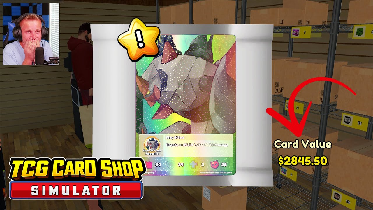 INSANE TCG Card Shop SIMULATOR Packs! Back-to-Back RECORD BREAKING ...
