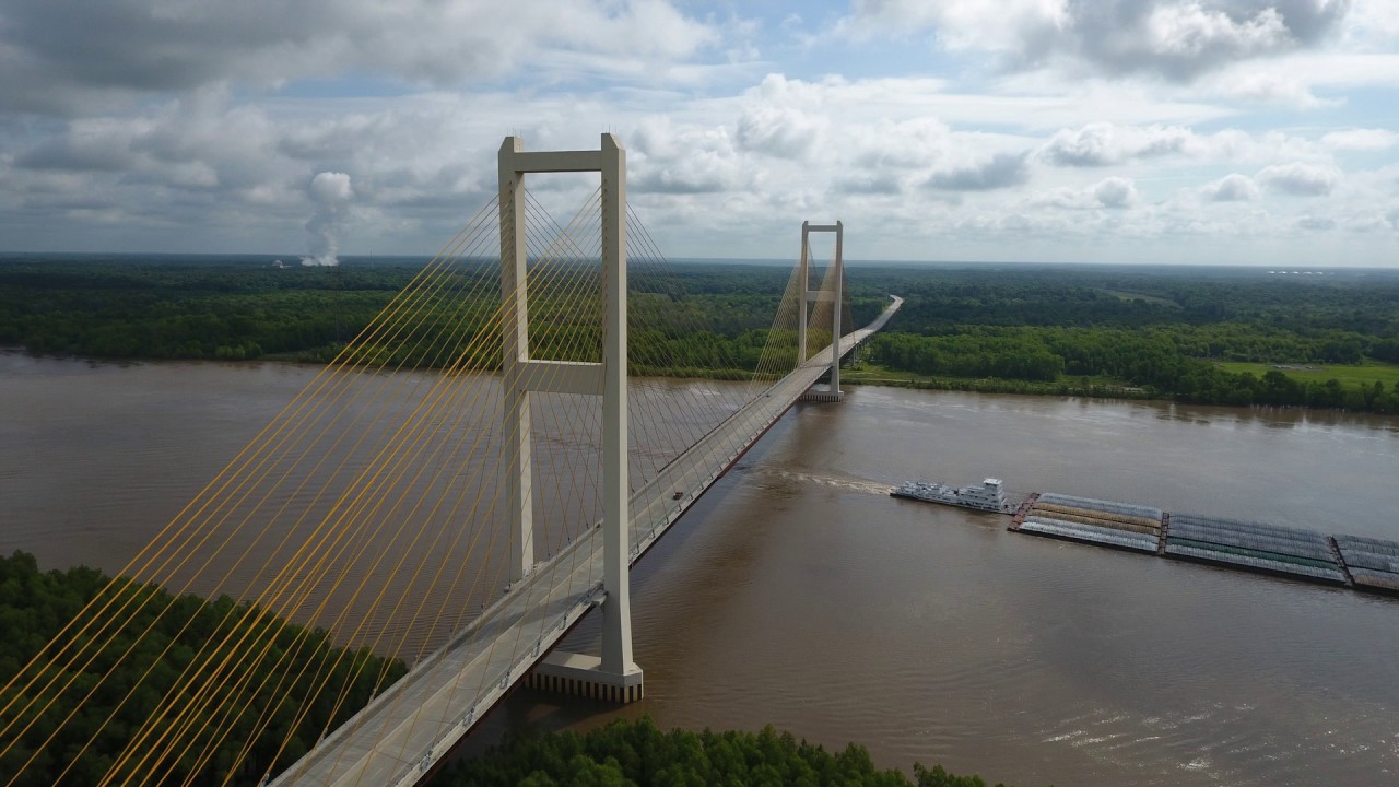 FULL VIDEO OF THE AUDUBON BRIDGE - YouTube