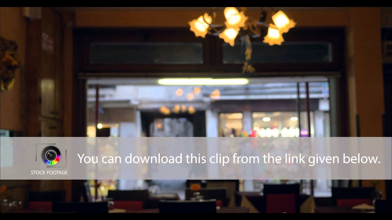 View to the street through window of cafe or restaurant - YouTube