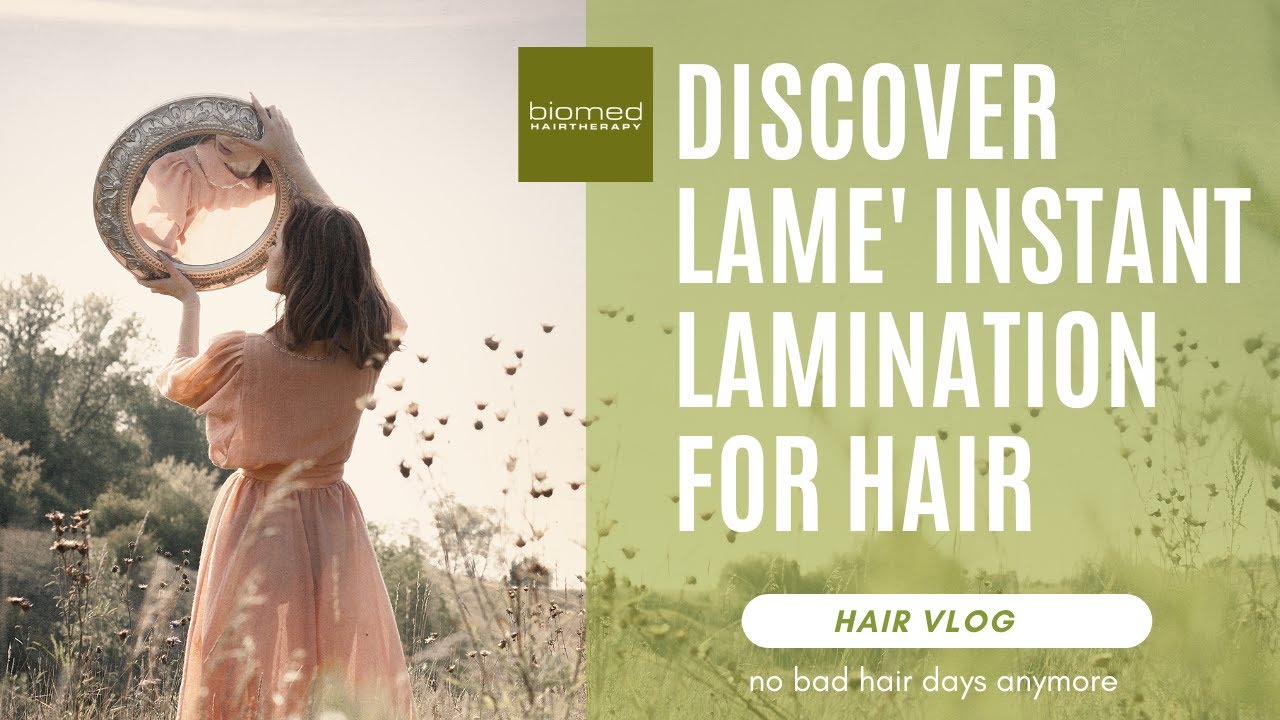 LAMÉ: Lamination treatment for glossy hair! - YouTube