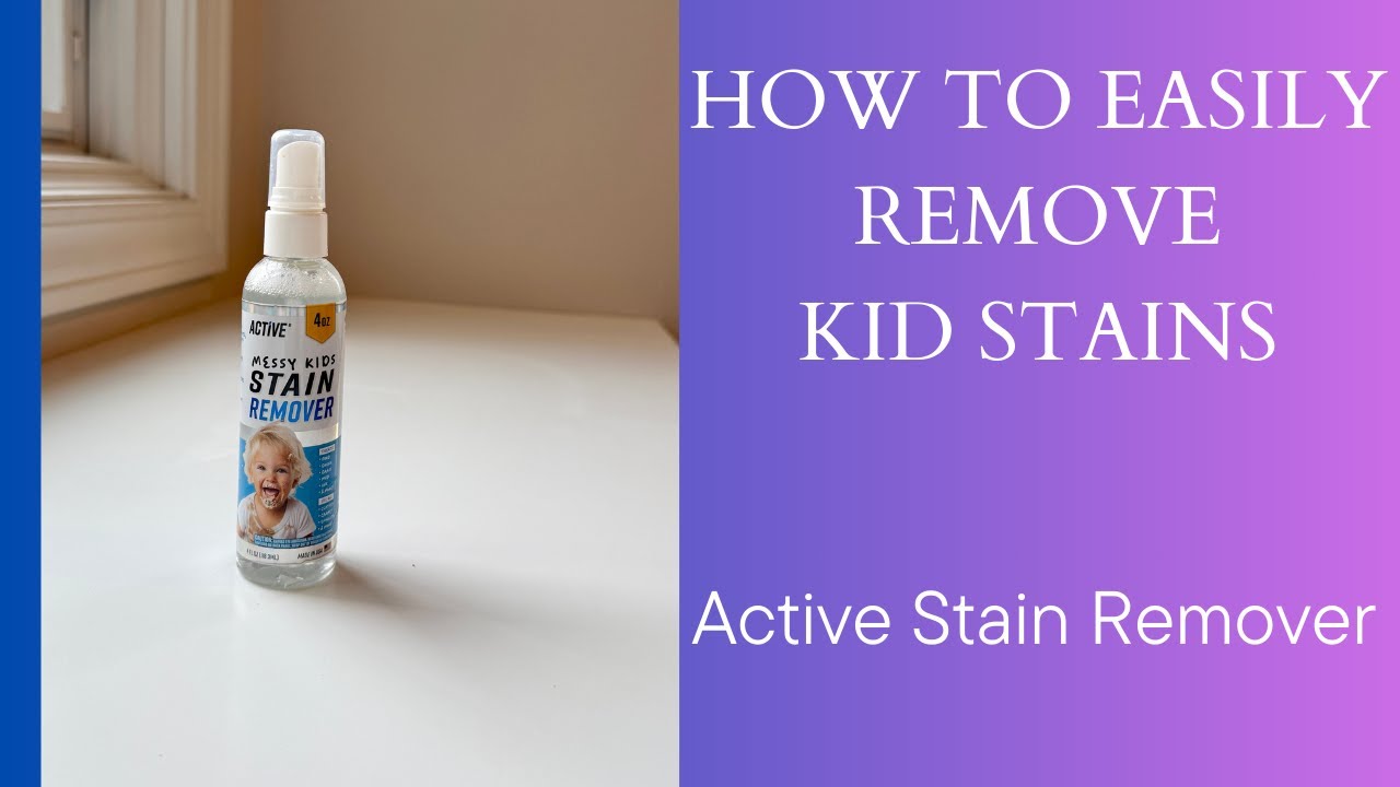 This Is How I EASILY Remove Stains From My Kids Clothes - YouTube