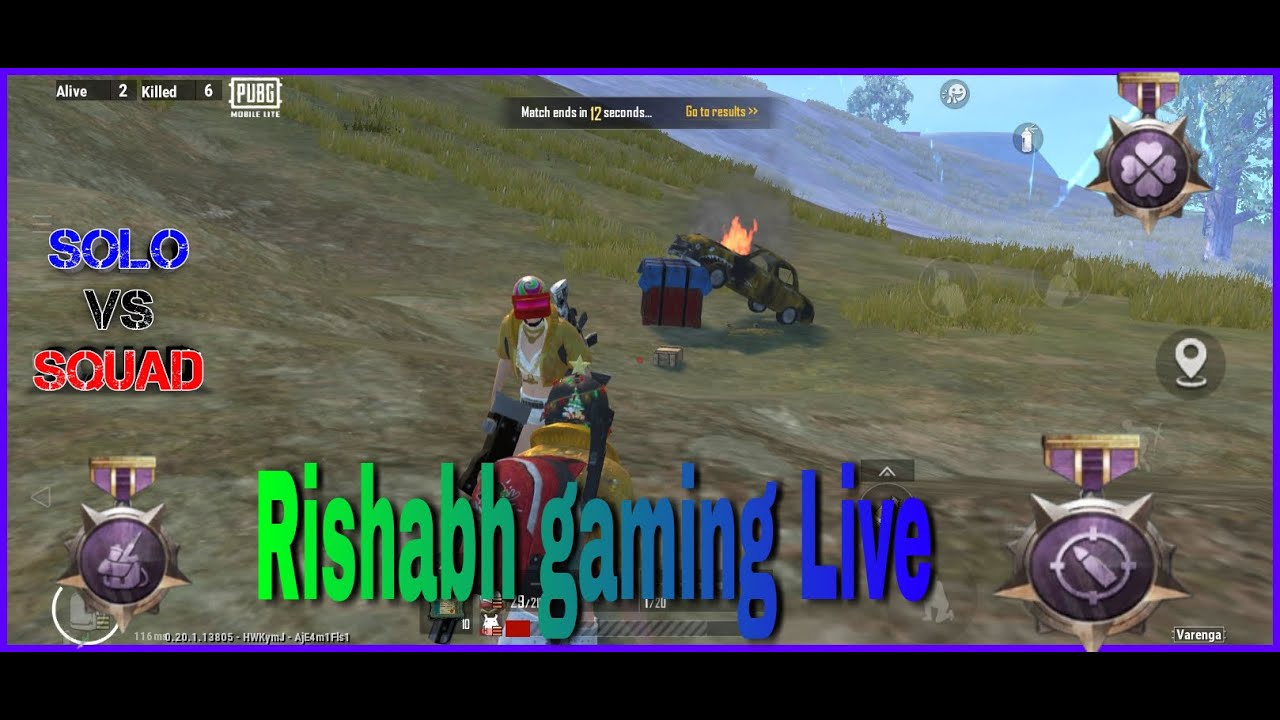 Pubg Mobile Lite 👍 Stream Playing Rush Gameplay Duo Vs Squad Rush😄