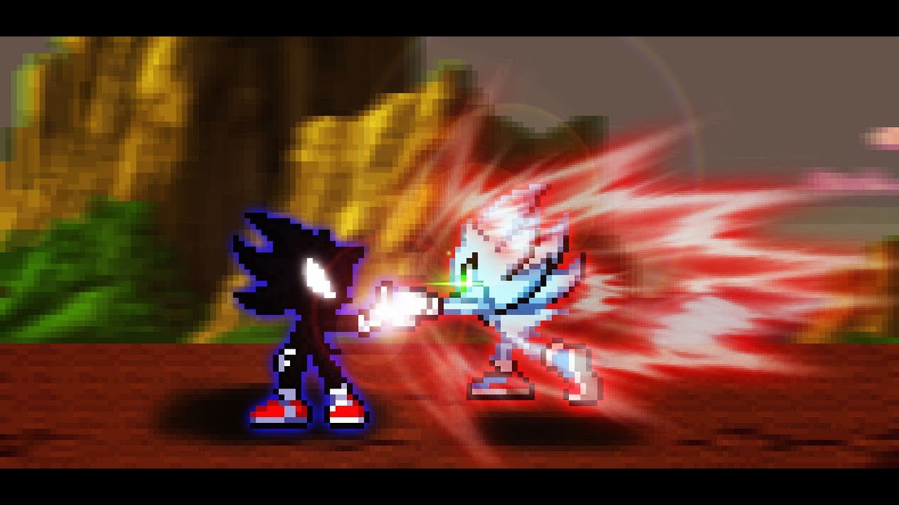 Mugen Mods: Sonic all forms (Dark Super) Vs Nazo - YouTube