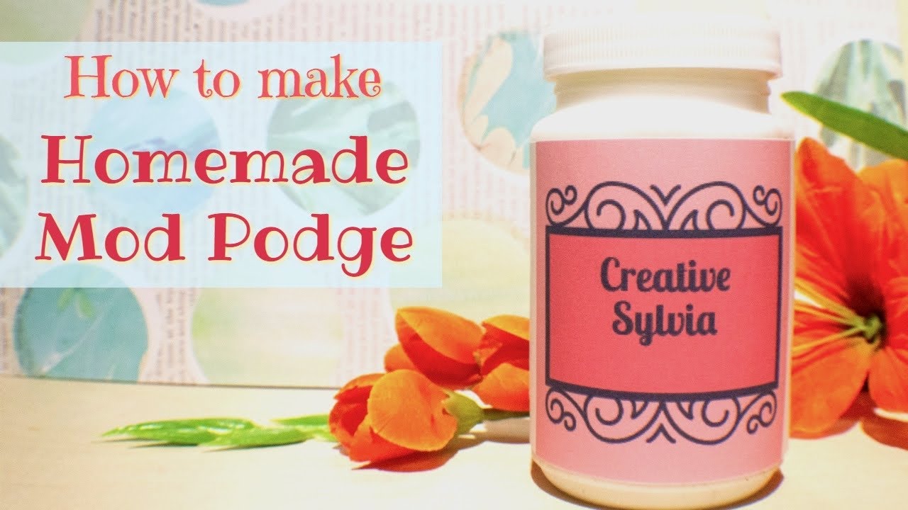 Homemade Mod Podge, How To Make Homemade Mod Podge - YouTube