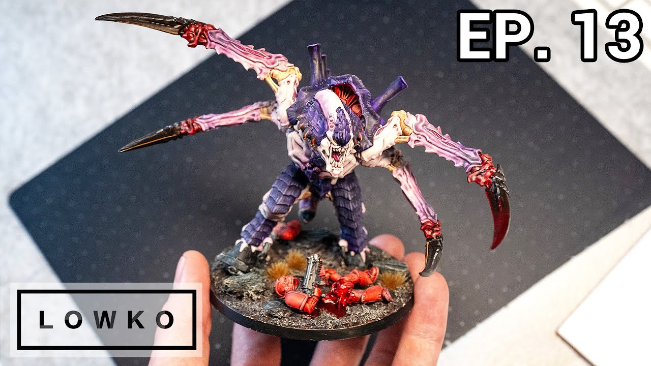 Painting the Warhammer 40k Tyranid Screamer-Killer with Lowko! (Ep. 13 ...