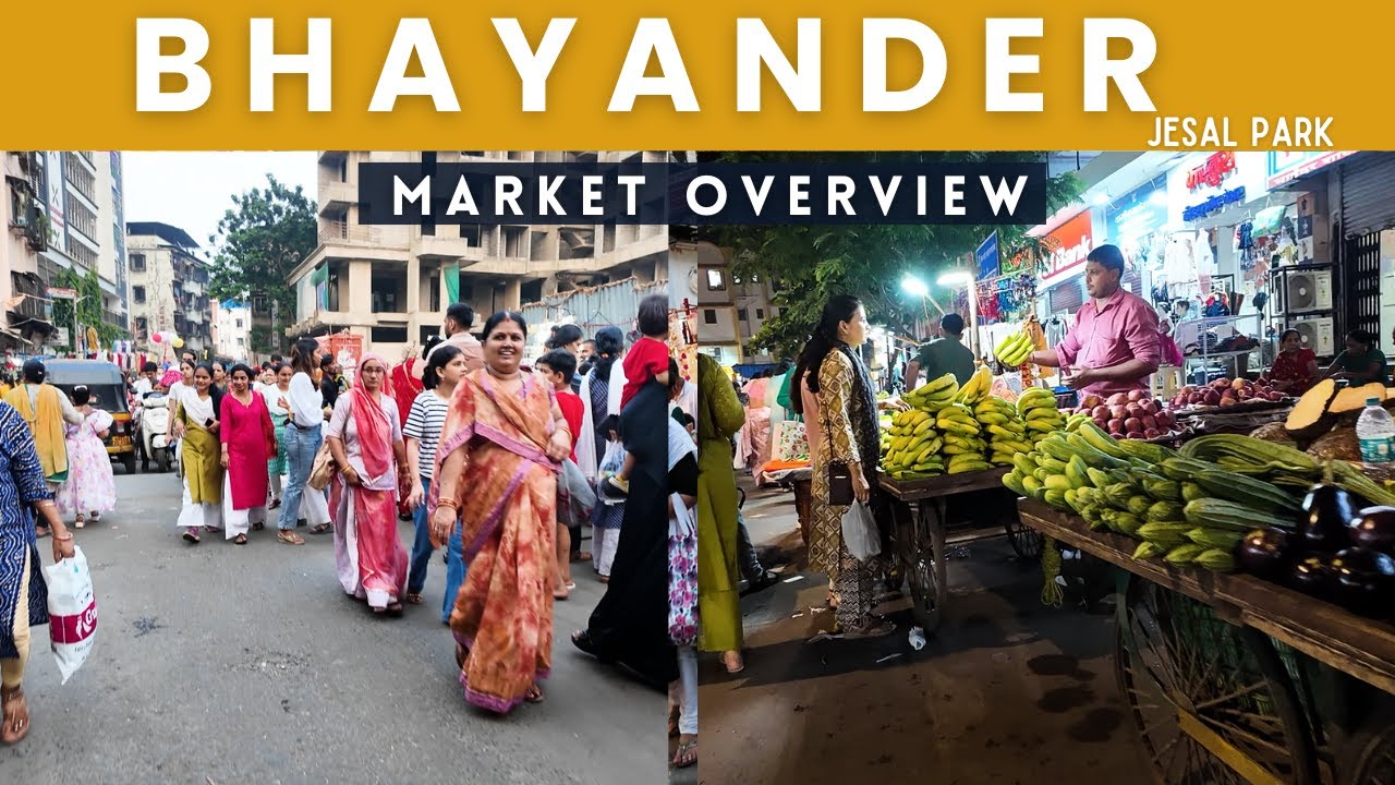 Bhayandar East Market Overview | Bhayandar Jesal Park Market Tour ...