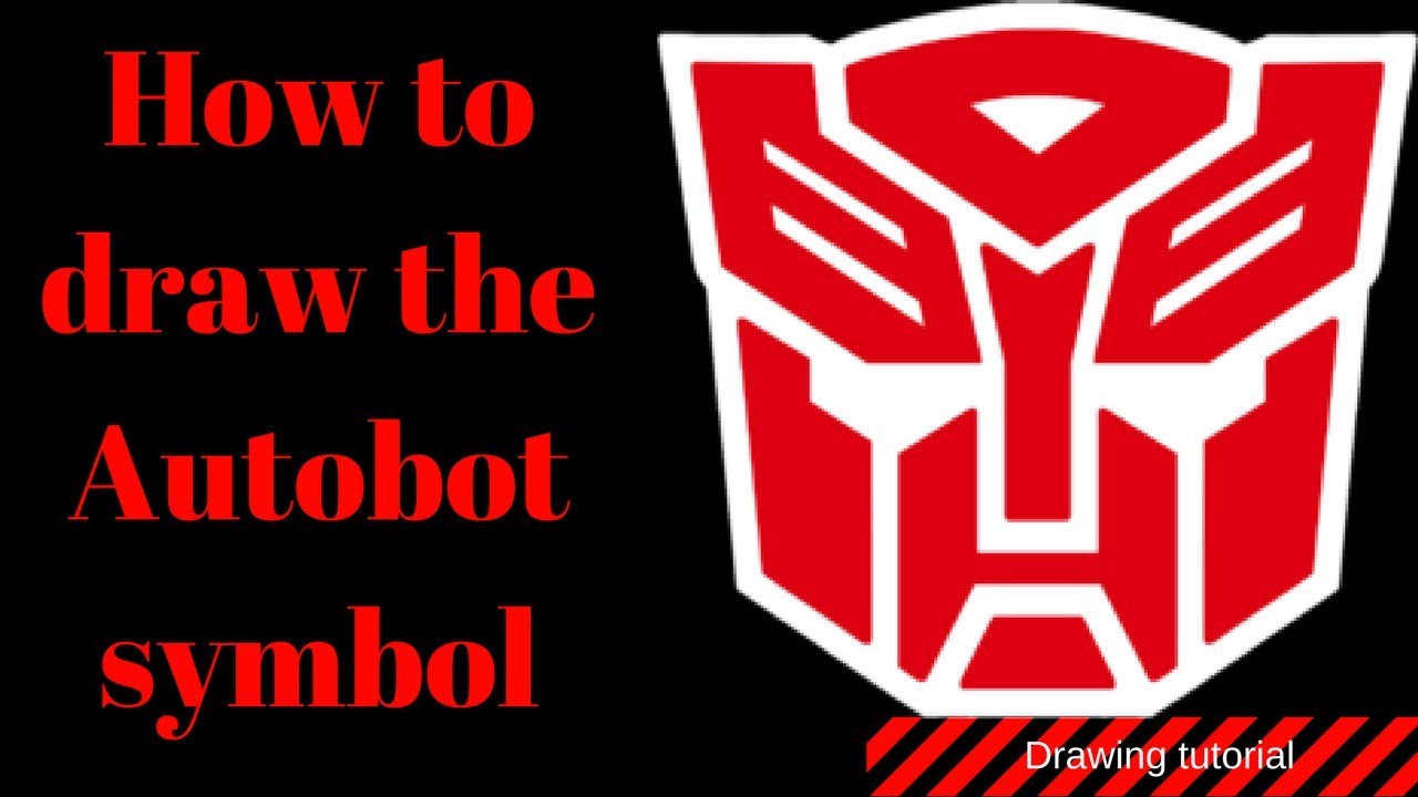 Quick sketch: The autobot symbol - YouTube
