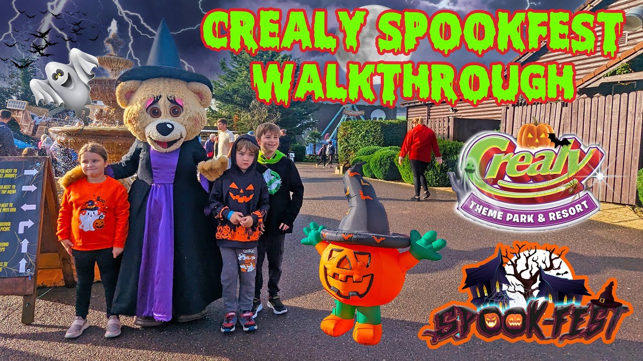 Crealy Theme Park Spook-Fest Complete Virtual Tour (Oct 2024) [4K ...