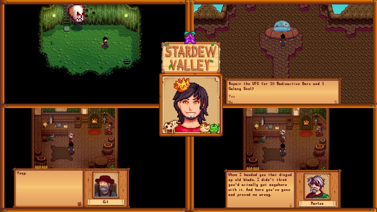 The Guild Initiation and the mysterious UFO in Stardew Valley: A Modded ...