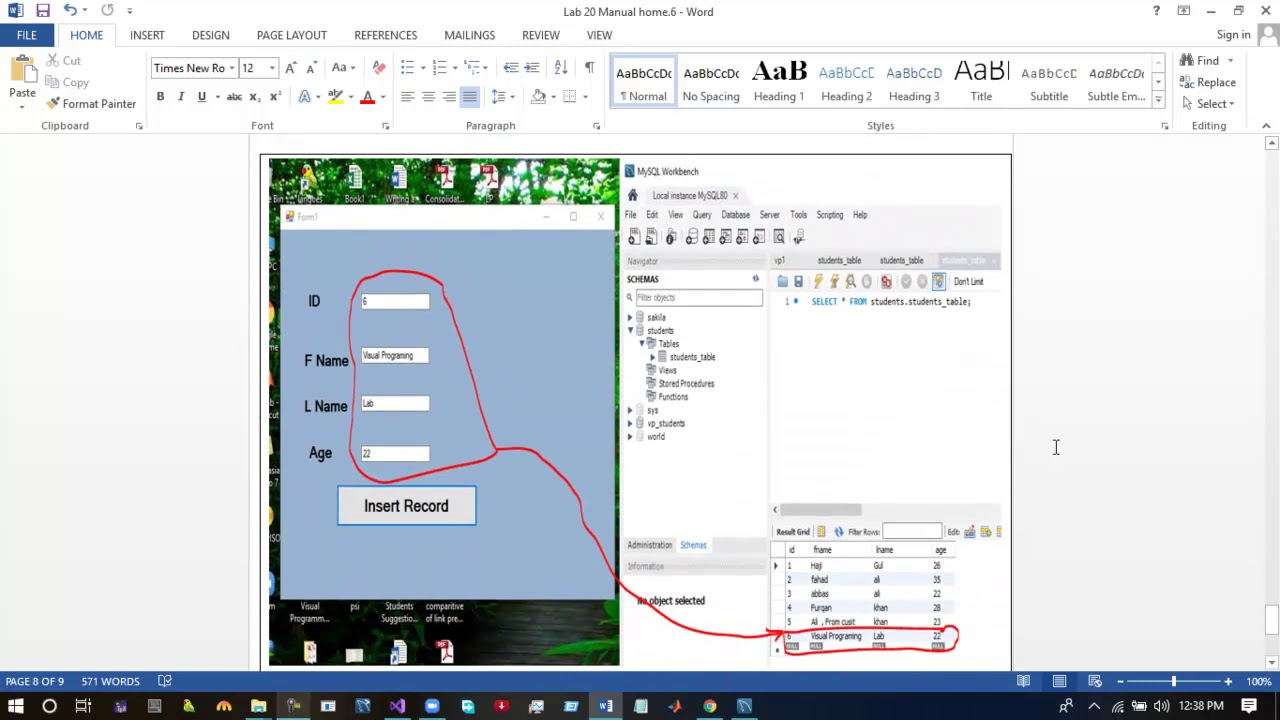 C# Tutorial 6: Insert/Save data to database - YouTube