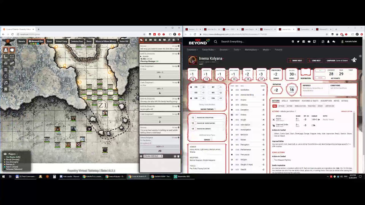 Curse of Strahd, Session #32: Werewolf den - DM View - YouTube