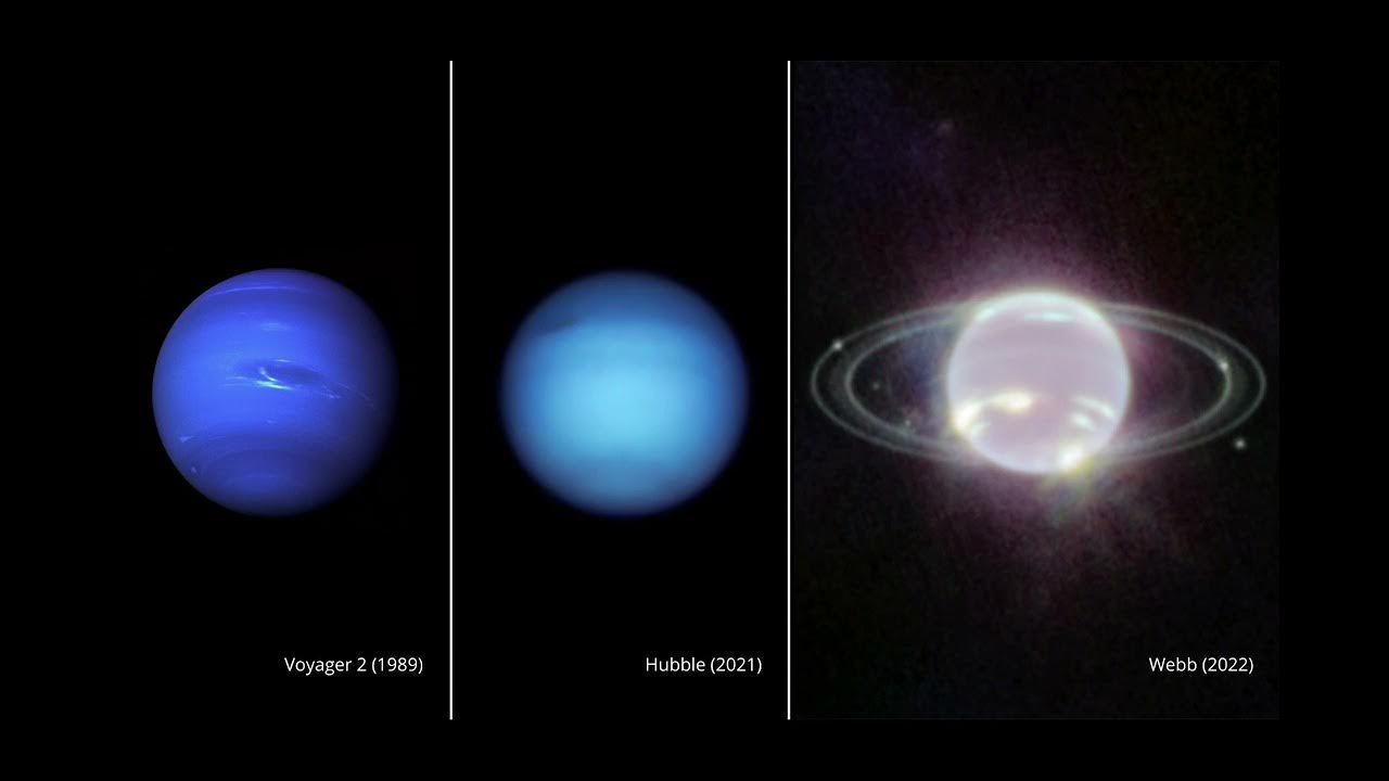 NASA's Webb Telescope Captures Clearest View of Neptune’s Rings in Decades - YouTube