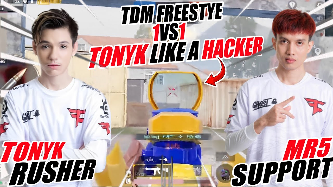 TONYK VS MR5 TDM FREESTYLE 1VS1 ! TWO ALIENS ARE PRACTICING REFLEXES ...