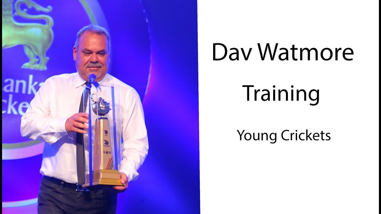 DAV WHATMORE TRAINING YOUNG CRICKETER - YouTube