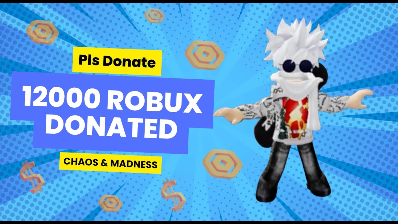 Pls Donate Madness: Robux Rain & Epic Surprises! - YouTube