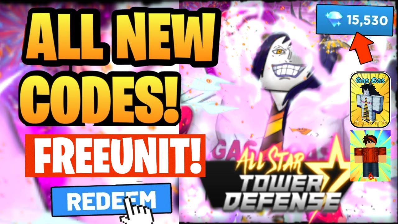 ALL NEW WORKING CODES FOR ALL STAR TOWER DEFENSE 2022! ALL STAR TOWER ...