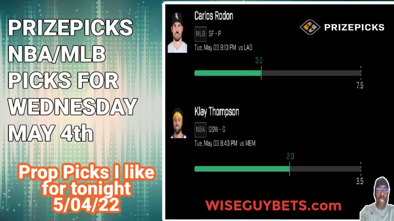 PRIZEPICKS TONIGHT WINNING STRATEGY AND PICKS | WEDNESDAY 5/03/22 - YouTube