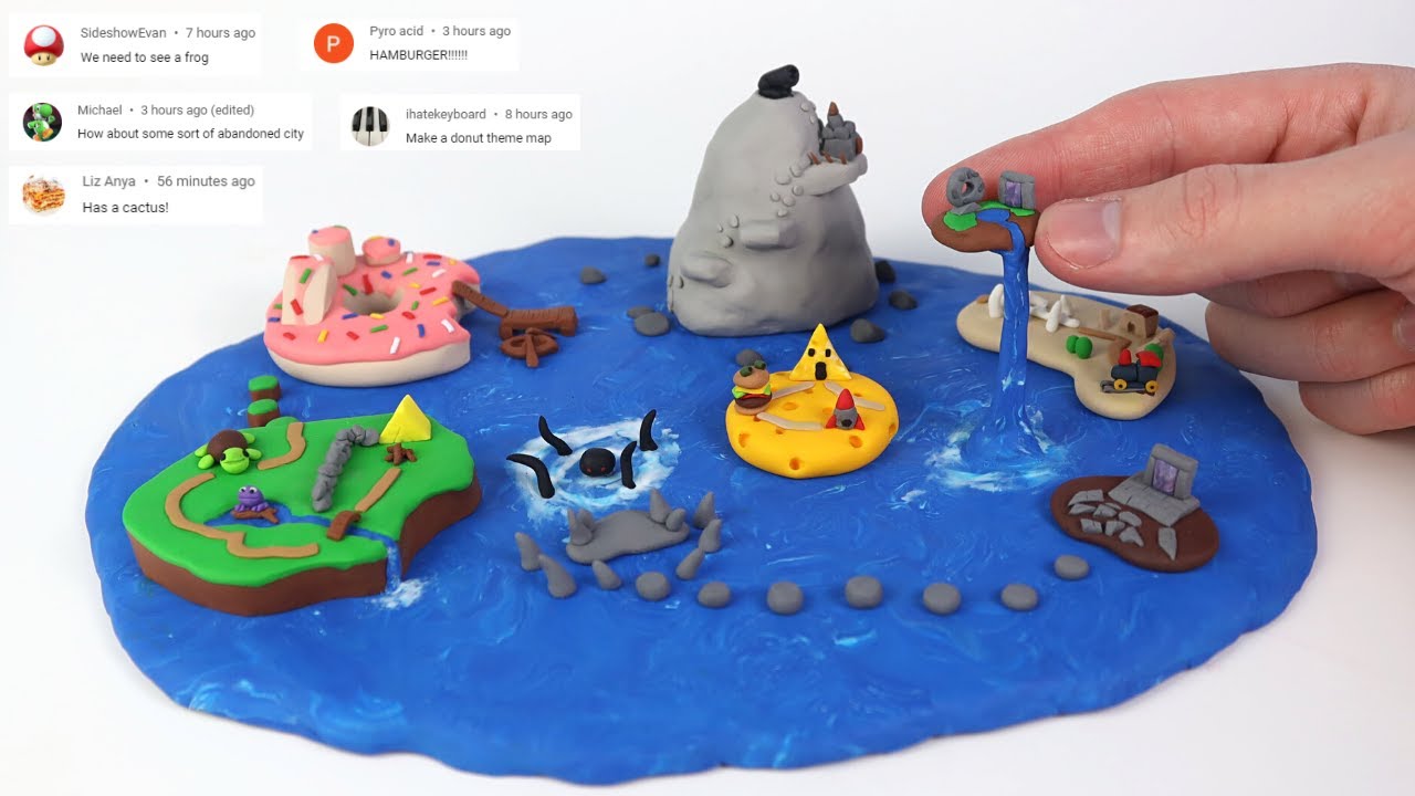 Using Your Comments To Make This World Out Of Clay - (30k Subscriber ...