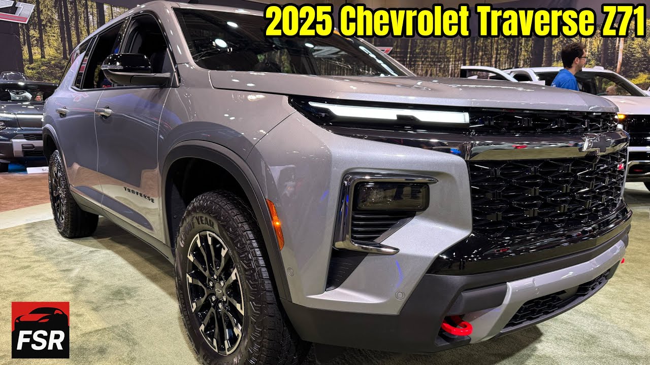 2025 Chevrolet Traverse Z71 – Rugged 3-Row SUV with Off-Road Attitude ...