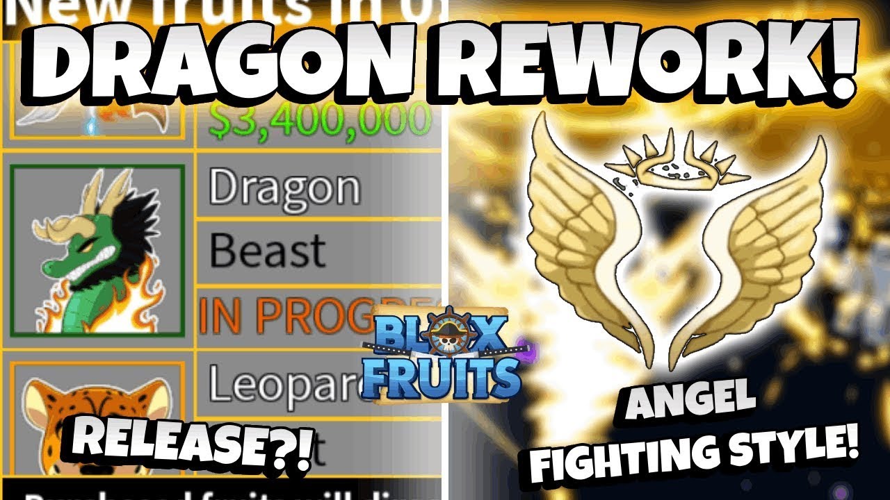 Blox Fruits UPDATE 24 RELEASE DATE! | Angel Fighting Style and Dragon ...