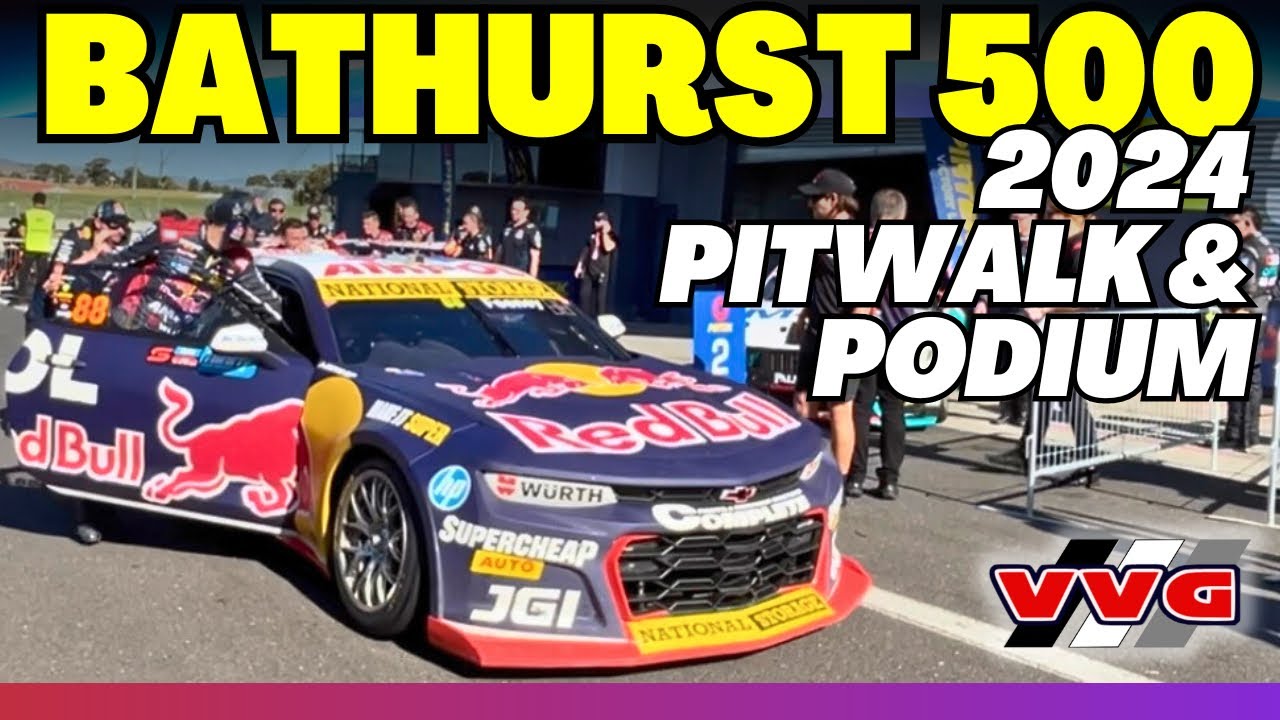 2024 Bathurst 500 - Full Pit Garage Walk & Podium - YouTube