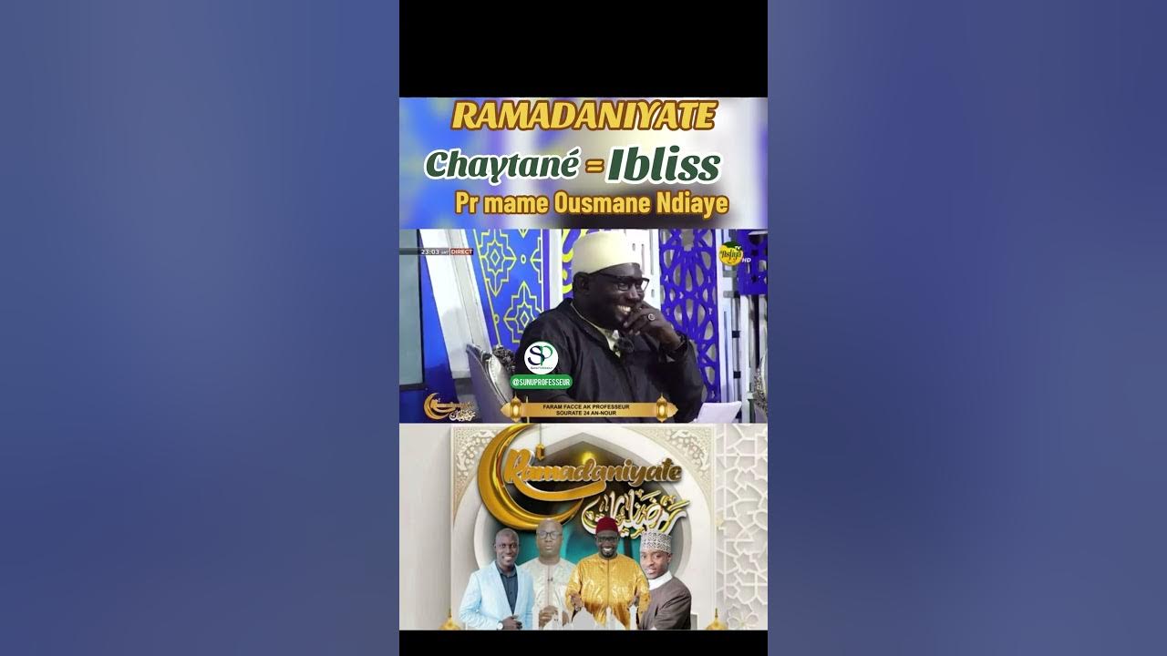 Pr Mame Ousmane ndiaye " Chaytané = "#sunuprofesseur - YouTube