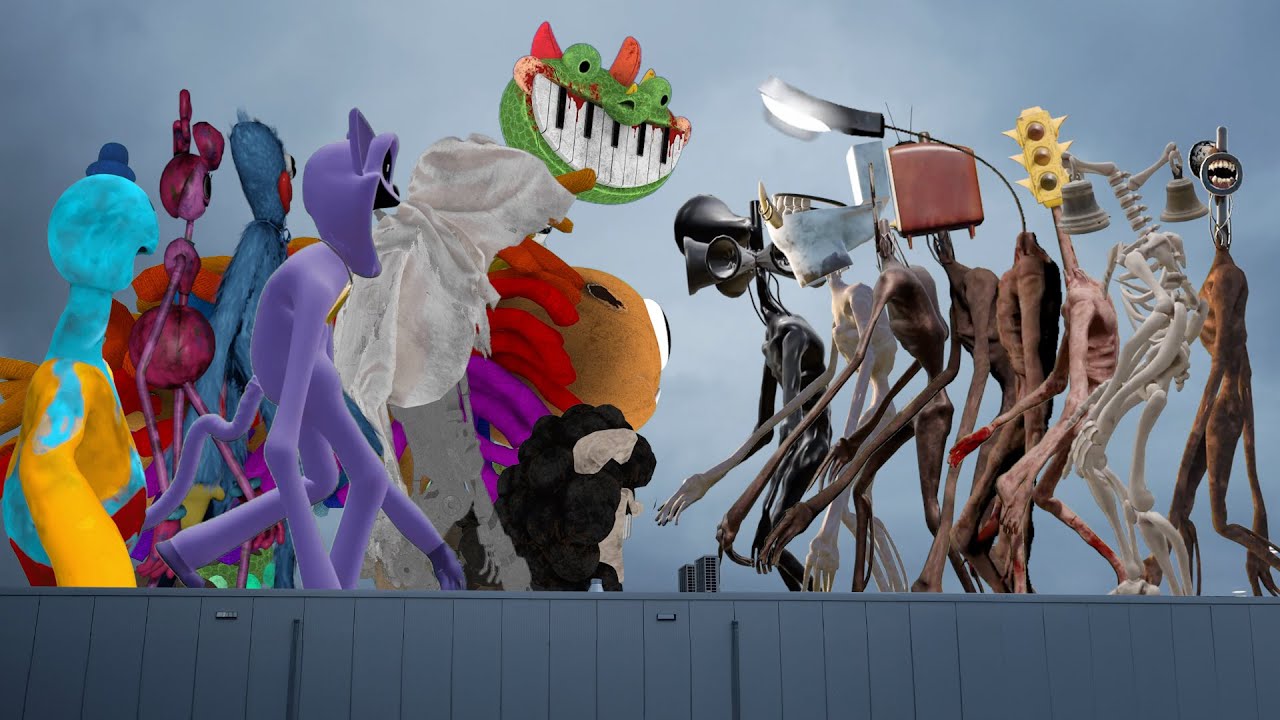 ALL Siren Head CREATURES VS EVERY Poppy Playtime (Chapter 1 - 4 ...