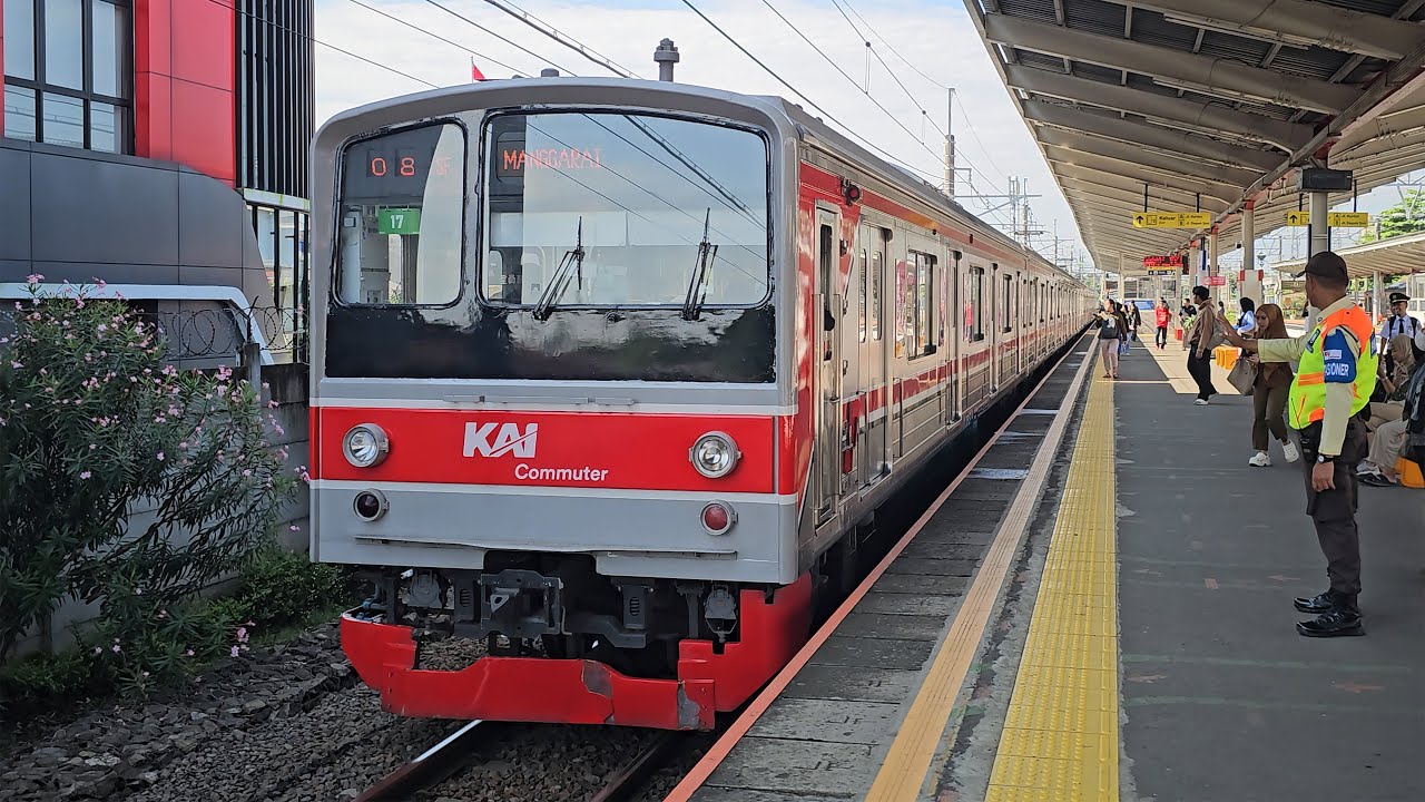 [4K] Stasiun Depok: Kompilasi Kereta JR 205, TM 6000 (1/3) | KRL ...