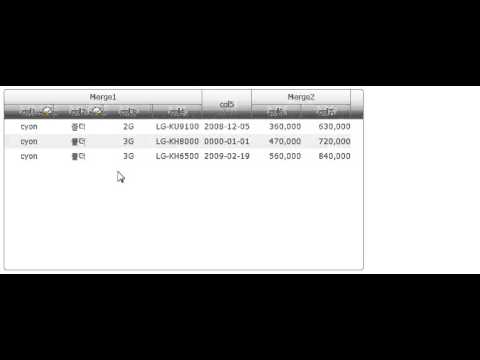 넥사크로 플랫폼(nexacro platform) 그리드 필터 예제 (Grid Filter) #1 - YouTube