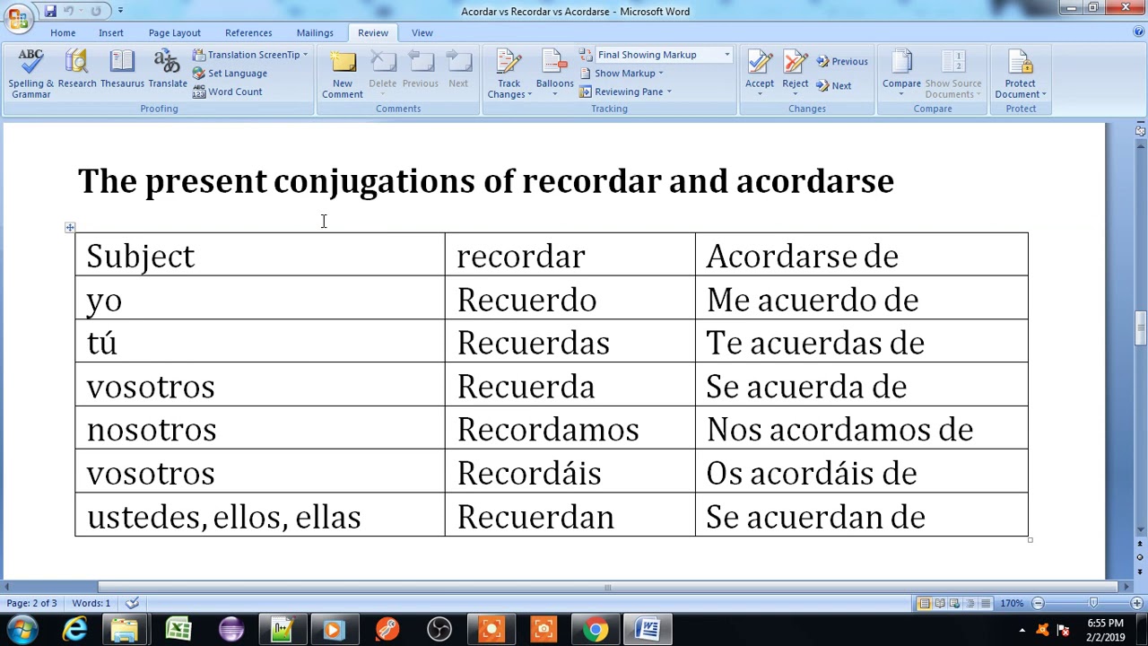 ACORDAR VS RECORDAR VS ACORDARSE - YouTube