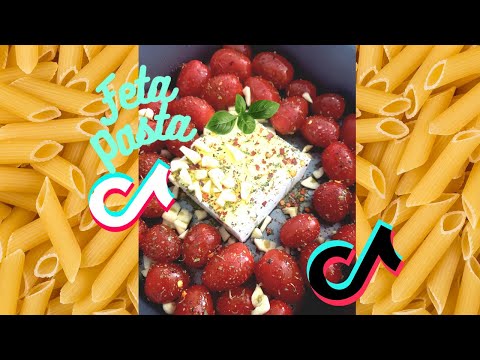 Baked  Feta Cheese Pasta from tik tok (but vegan)