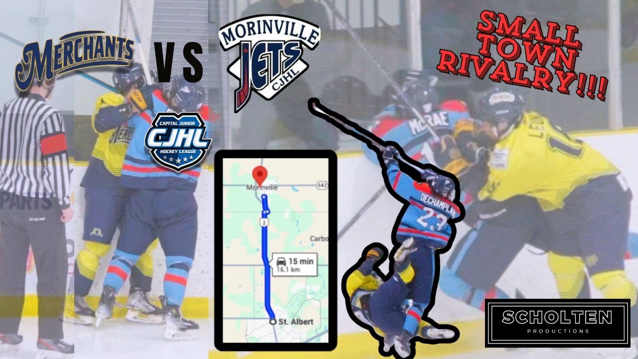 (ROUGHEST GAME OF THE YEAR?) St. Albert Merchants vs Morinville Jets ...