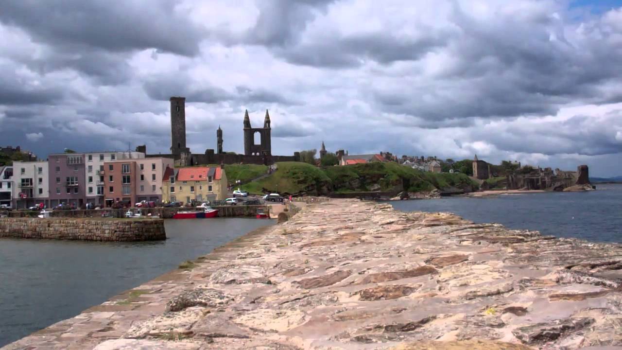 View From Long Pier Old Harbour St Andrews Fife Scotland - YouTube