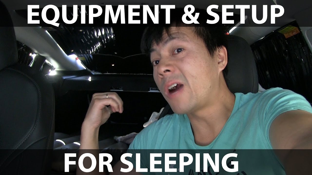Sleeping setup in Tesla Model 3 - YouTube