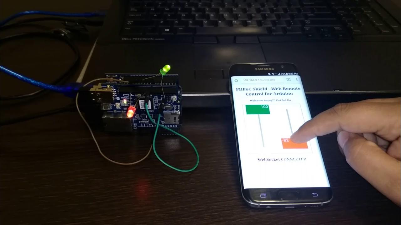 Arduino Phpoc Led Control Over Web Youtube