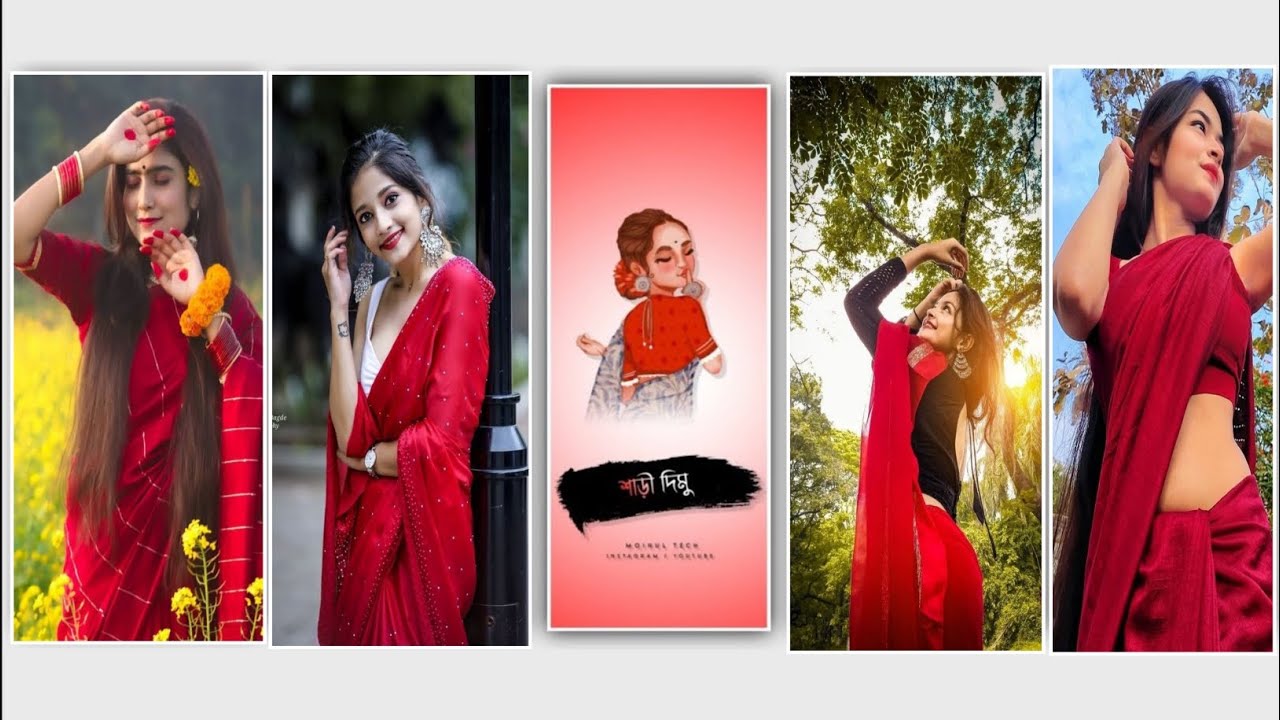 😍Lal Tuk Tuk Saree Pora Maiya XML Video Editing in Alight Motion ...
