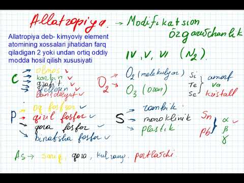 3-dars. Kimyo allotropiya 7-sinf o'rganish #kimyo #kurs #orifjonov_kimyo #dars #mavzu