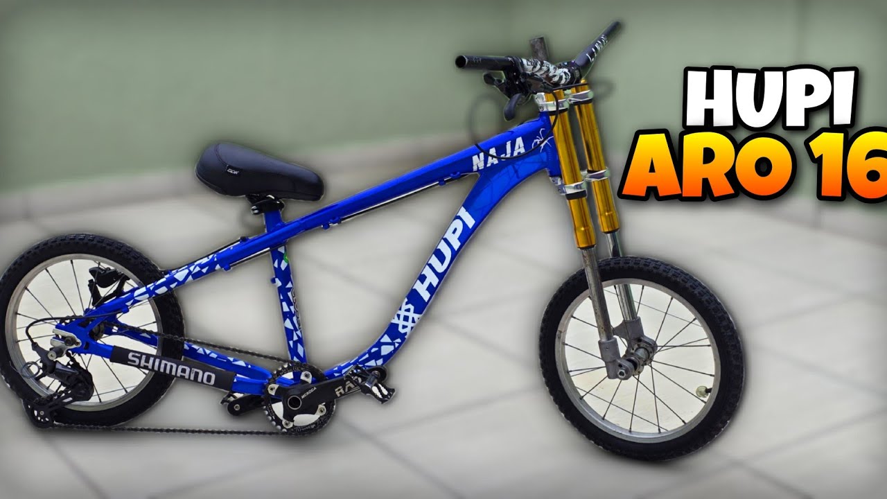 TRANSFORMEI MINHA HUPI NAJA NUMA MINI BIKE ARO 16 - YouTube